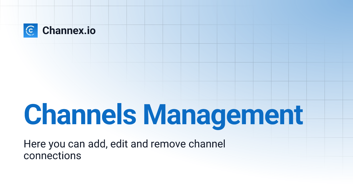 Channels Management | Channex.io