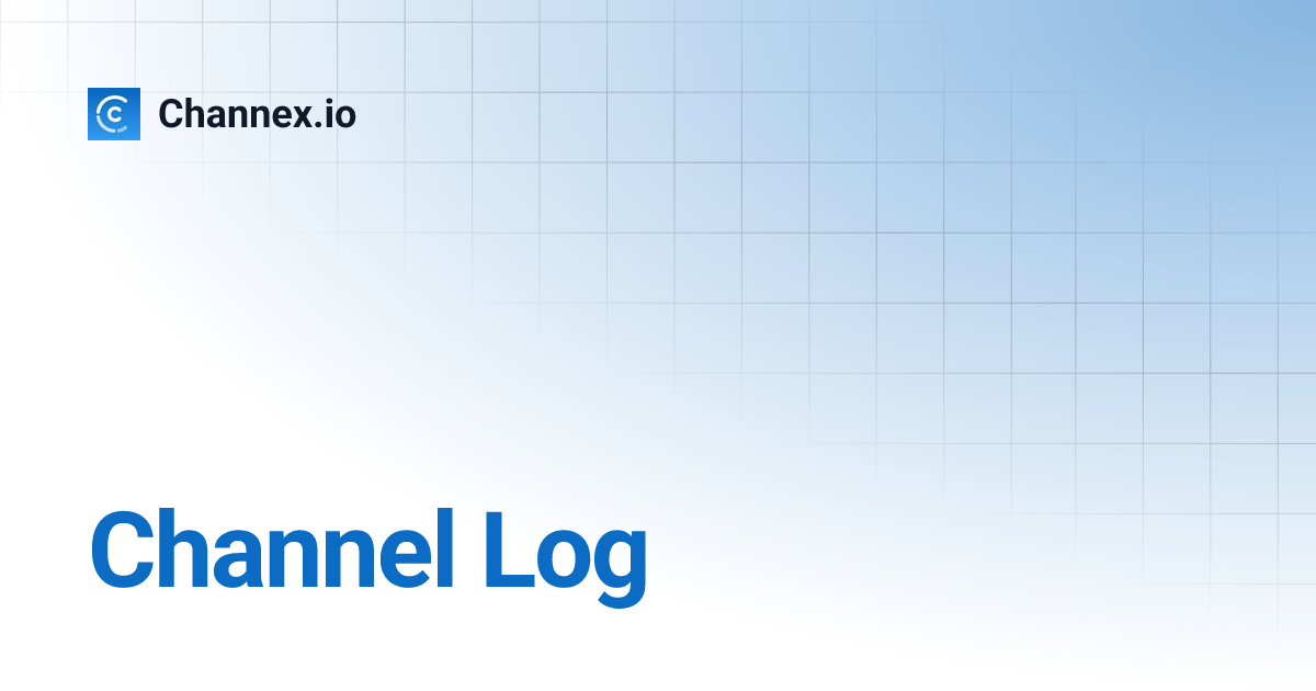 Channel Log | Channex.io
