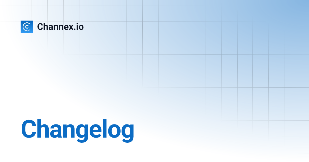 Changelog | Channex.io