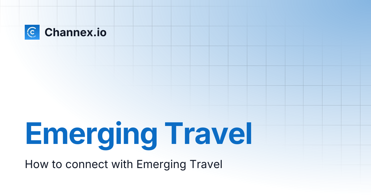 Emerging Travel | Channex.io